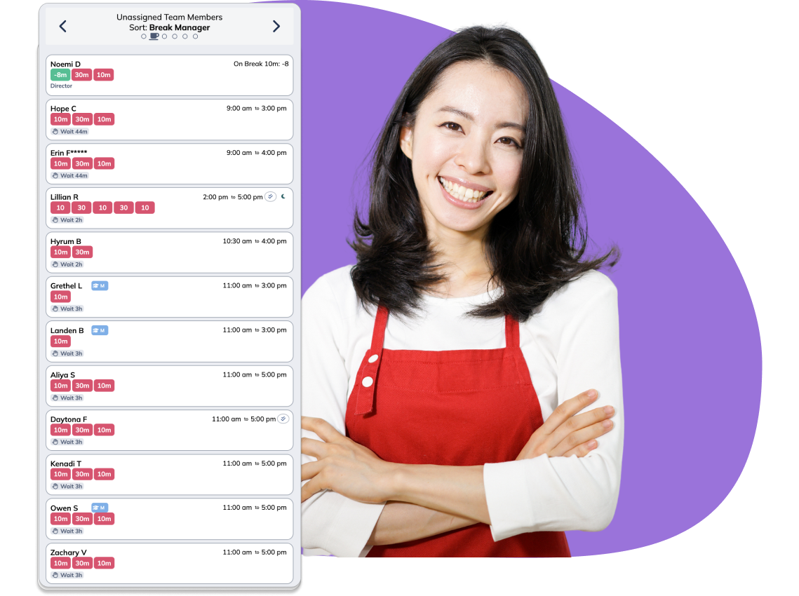 OneClickApp.com - Break Tracking